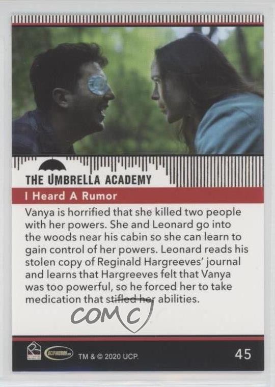 2020 Umbrella Academy Season 1 Reginald Hargreeves I Heard a Rumor #45 ...