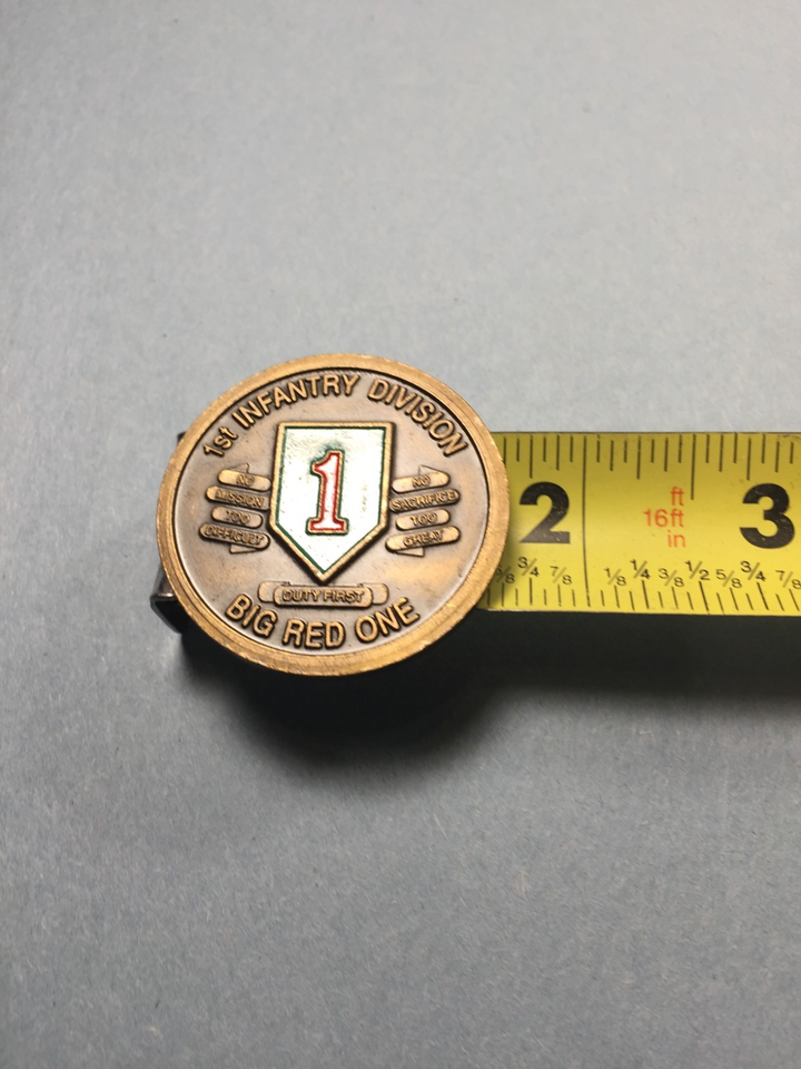 US Army Challenge Coin - 1st Inf. Div. 299th Forward Support Battalion ...