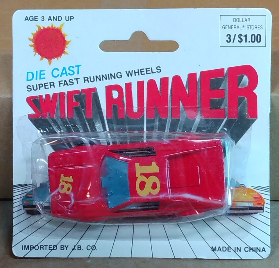 4 SWIFT RUNNER Cars: Firebird, BMW 3.0 CSi, Ferrari 308 GTB & VW Beetle ...