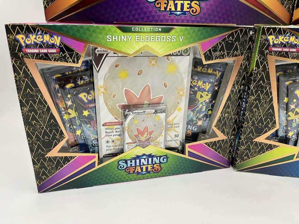 Pokemon Trading Card Game - Shining Fates Collection lot - Four Total ...