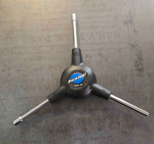Park Tool SW-15 Y Three 3-Way Internal Nipple Wrench Repair NO PACKAGE ...