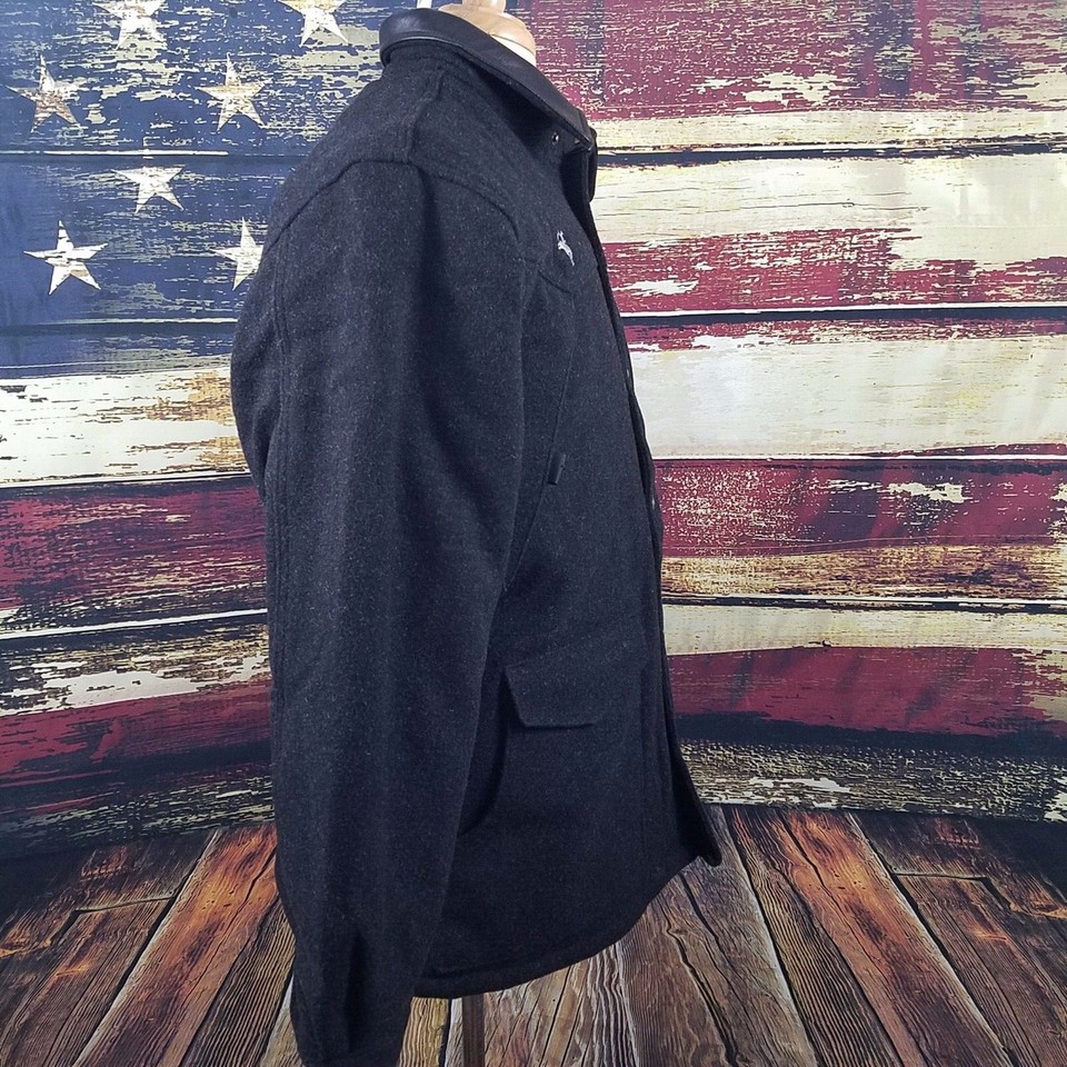 Wyoming Traders Mens 100% Wool Cowboy Western Insulated Ranch Oversized ...