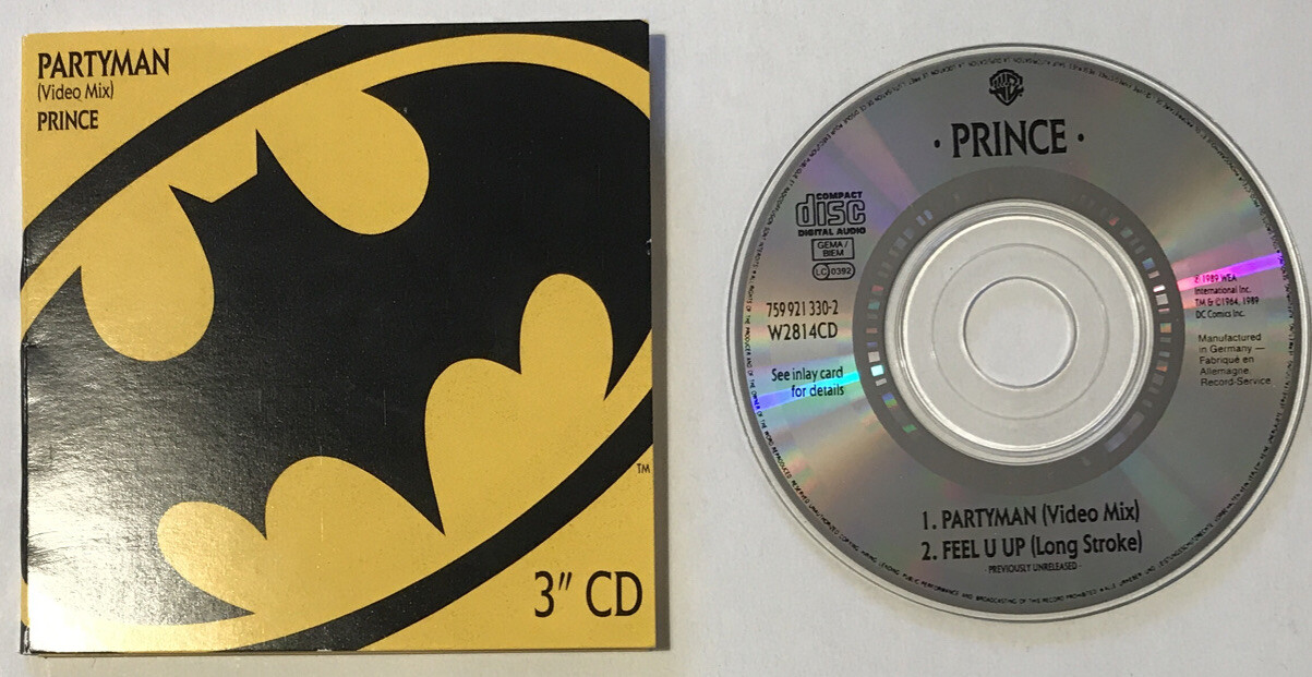 Prince - Partyman The Video Remix Limited 3 Inch CD Single & Display ...