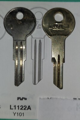 Studebaker, Yale, L1122A, 6SC, 421B10R, Y101 Key Blank. | eBay