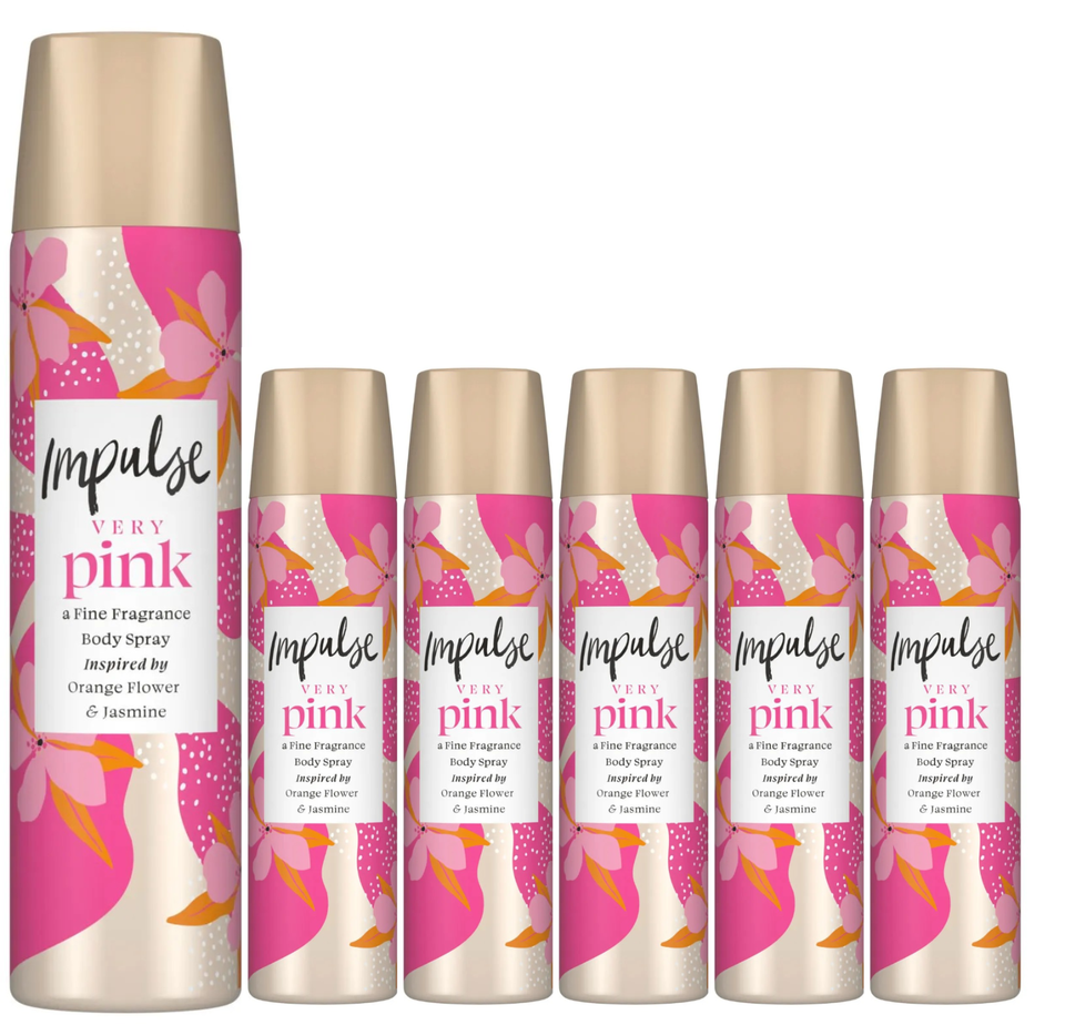 X 6 IMPULSE BODY FRAGRANCE 75ML SPRAY DEODORANT & GIFT SETS MIX | eBay UK