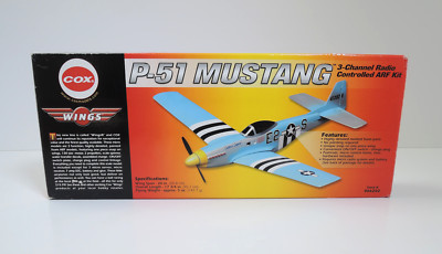 COX WINGS P-51 Mustang 3 Channel ARF RC plane Kit | eBay