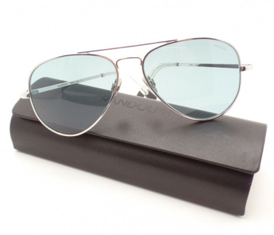Randolph Concorde White Gold Blue Hydro 57mm Skull USA New Sunglasses ...