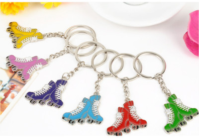 Roller Skate Key Chain with Metal Key Ring | eBay