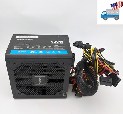 PowerSpec 400W Replacement ATX 2x PCIe Graphic Card Upg Computer PC ...