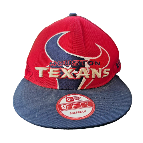 Houston Texans New Era NFL Baseball Hat Snapback Wide Flat Brim Blue ...