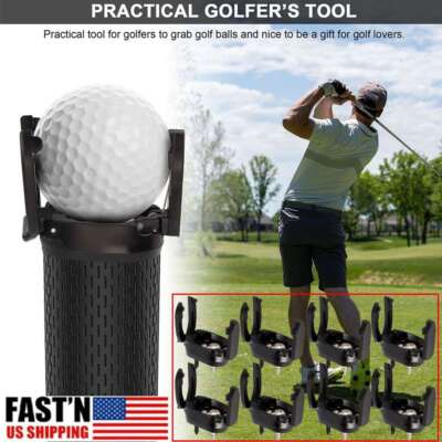 2/4/8Pcs Golf Ball Picker Grabber Saver Claw Putter Grip Retriever Pick ...