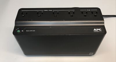 APC Back-Ups BE425M 6-Outlet 120V 425VA 255W Uninterruptible Power Supply | eBay