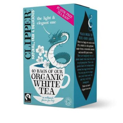 💚 Clipper Organic White Tea 40 bags | eBay UK