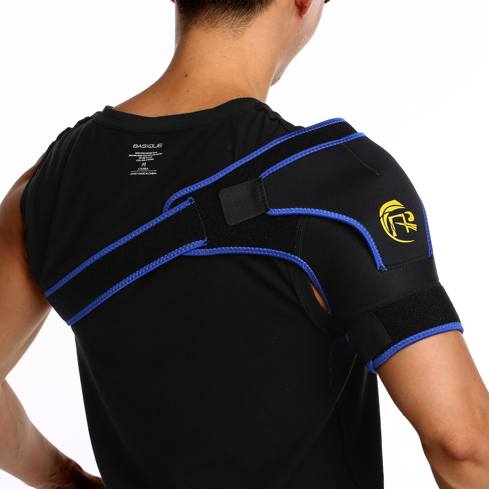 Shoulder Brace Rotator Cuff Support Relief Pain Adjustable Left Right ...