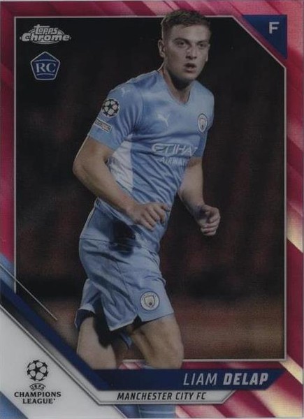 2021-22 Topps Chrome UCL - Pink Refractor #114 Liam Delap /175 (RC) for ...