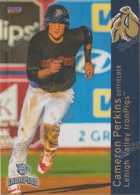 2017 Lehigh Valley IronPigs Cameron Perkins RC Rookie Philadelphia ...