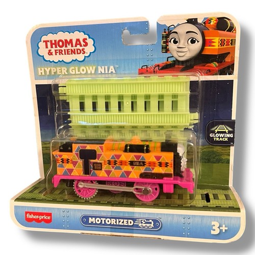 NIA Thomas & Friends Hyper Glow In The Dark Thomas Motorized Glowing ...