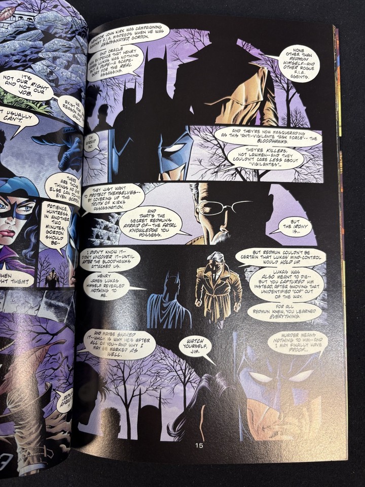 BATMAN OUTLAWS NO 3 DC COMIC BOOK 2000 COMICS ART Y2K DIRECT ROBIN ...