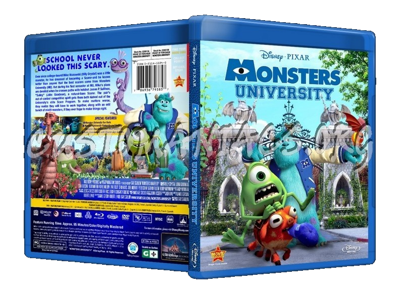 MONTERS UNIVERSITY Disney Pixar Animated Blu-ray 2013 Family Buddy ...