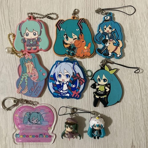 Hatsune Miku Keychain Rubber Mascot Senbonzakura Mini Figure Snow | eBay