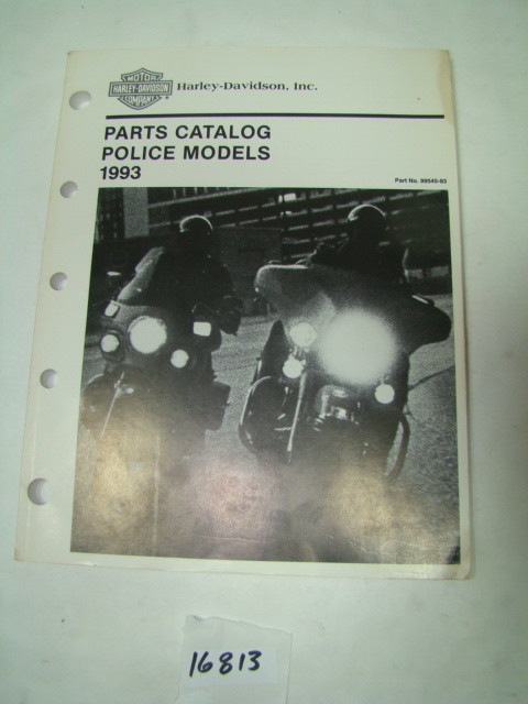 Harley FXR Police FXRP FLHTP FL Touring Police parts catalog 99545-93 ...