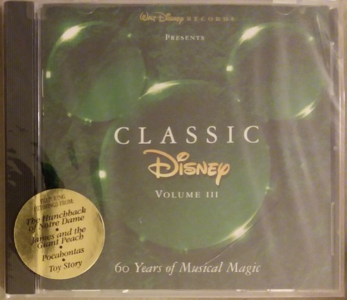 CLASSIC DISNEY Volume 3 III CD -Mary Poppins, Toy Story, Lion King ...