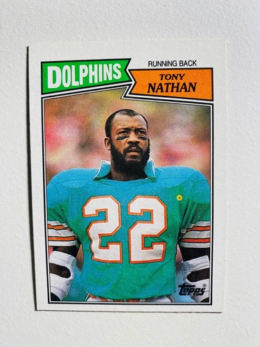 1987 TOPPS #235 TONY NATHAN NM-MT NFL FOOTBALL CARD | eBay