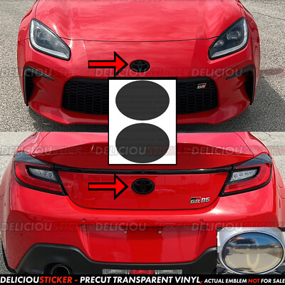 For 2022-25 Gr86 Smoke PreCut Vinyl Tint Overlay Ppf Decal for Front ...