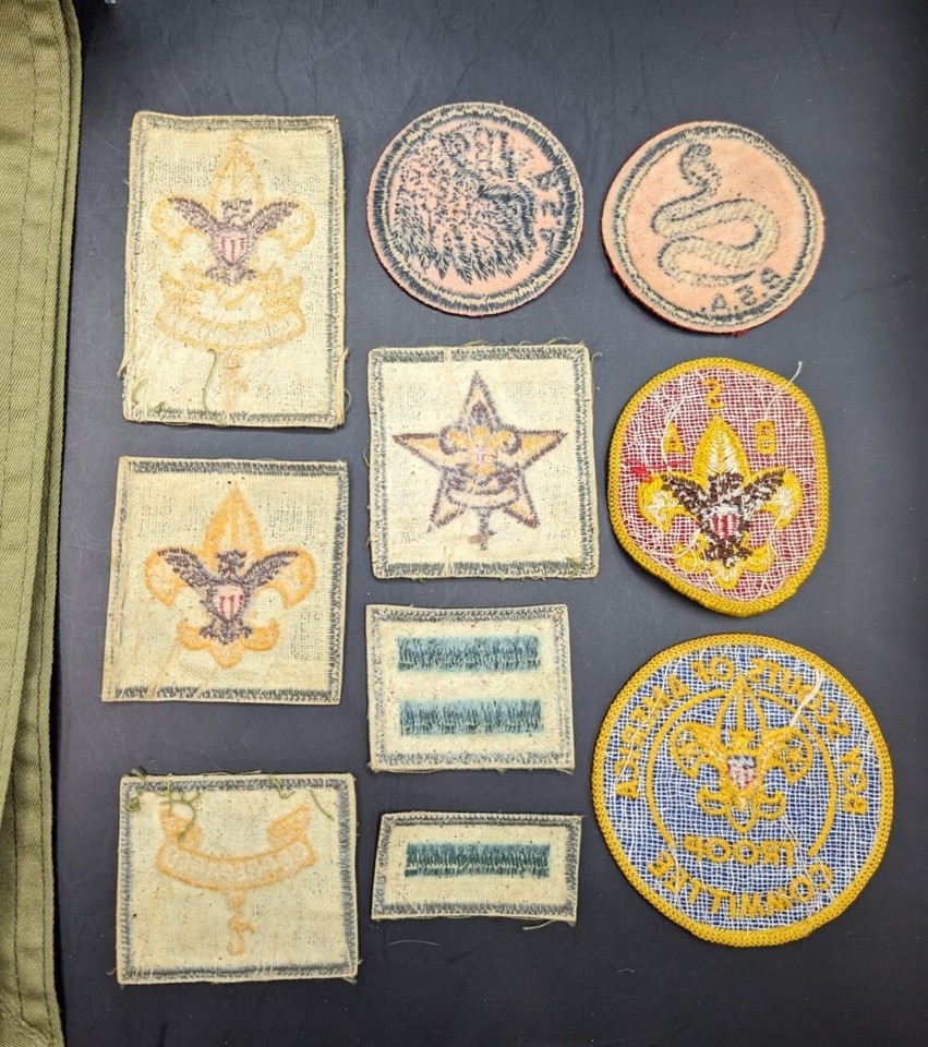 Vintage 1970s Boy Scout Merit Badge Sash w/22 Badges Boy Scouts BSA ...