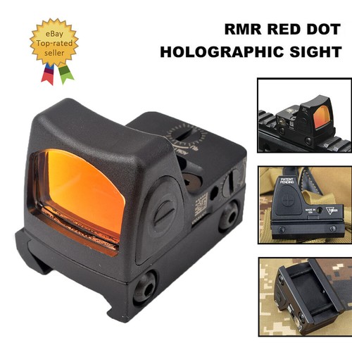 Tactical RMR Red Dot Holographic Sight Reflex 20mm/ Glock G17 Rail ...