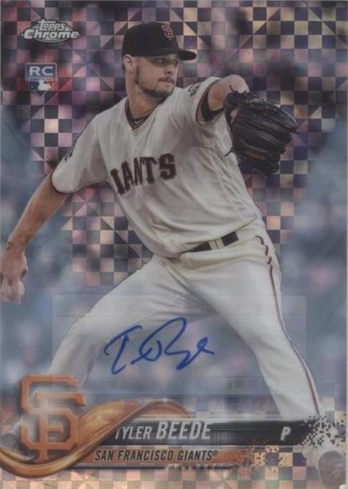 2018 Topps Chrome Update - Tyler Beede #HMT4 X-Fractor Autographs /125 ...