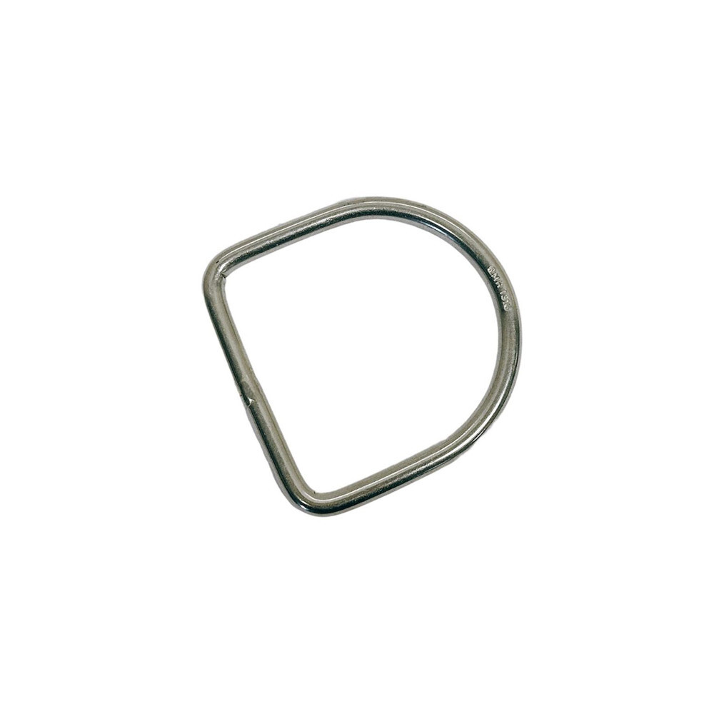 Marine Stainless Steel 3/16" D-Ring 300 Lbs WLL D Ring Welded Yacht ...