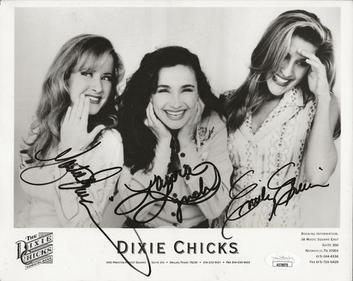 Dixie Chicks early REAL SIGNED Promo Photo #2 JSA COA Emily Martie ...