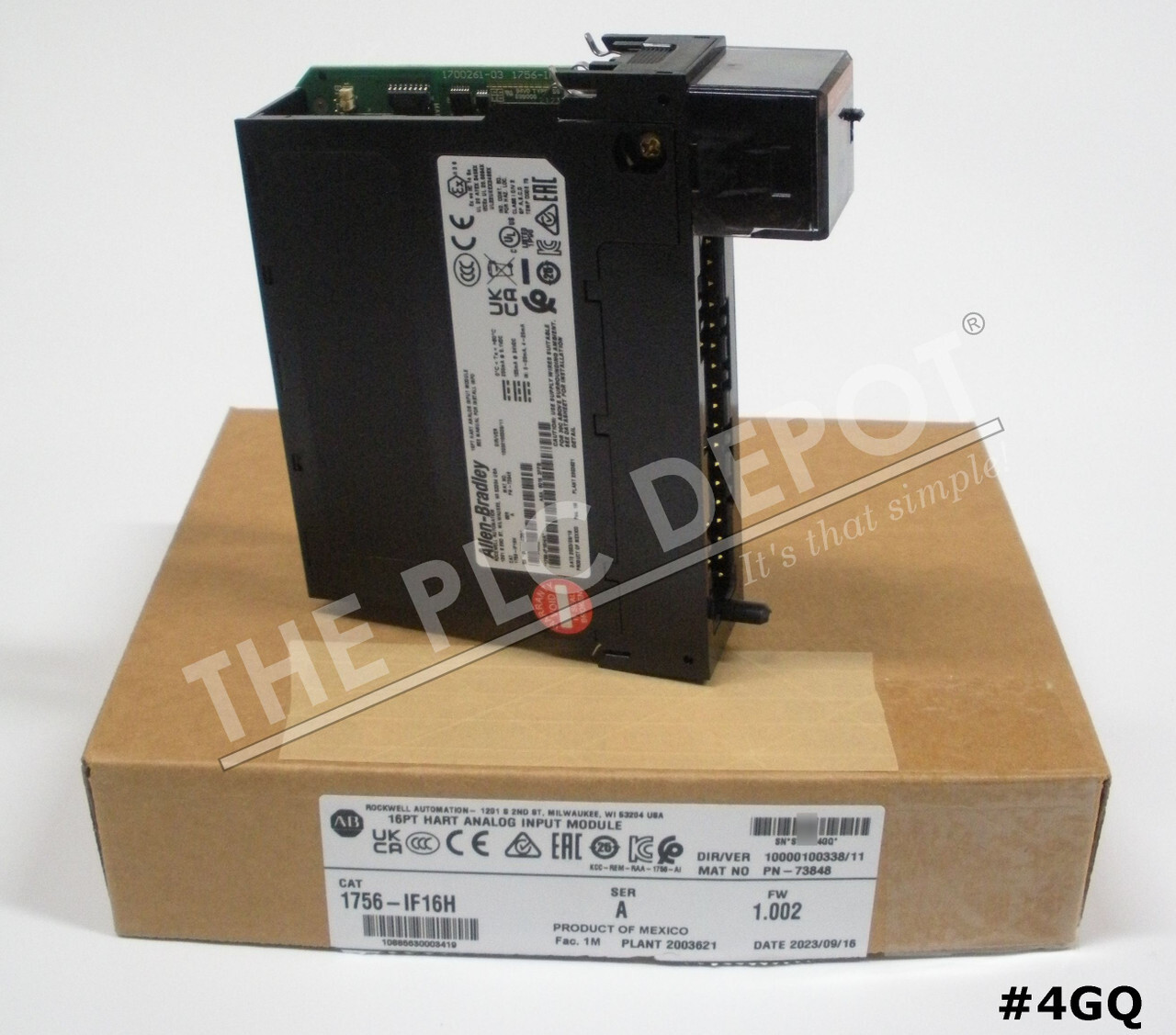 AUTHENTICITY GUARANTEED NEW 2023 Allen Bradley 1756-IF16H HART ...