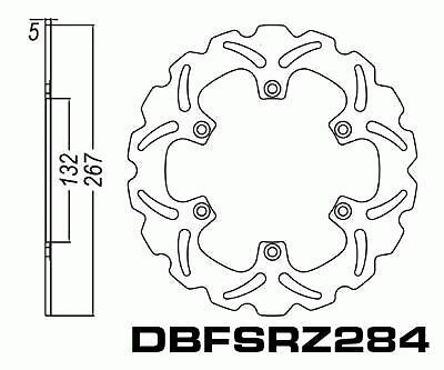 Front Brake Disc Yamaha RD500 LC RD500LC 1984-1986 84-86 | eBay