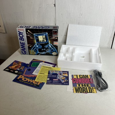 Vtg 1989 Nintendo Game Boy DMG-01 Game System BOX, Foam Inserts ONLY ...