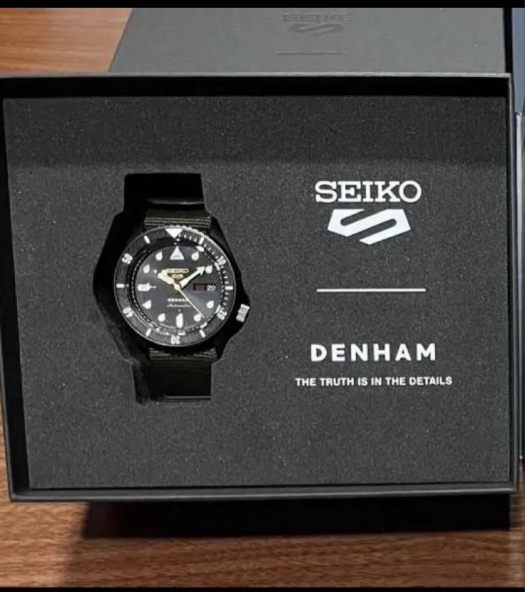 Seiko 5 Sports SBSA283 Limited Edition DENHAM Black R… - Gem
