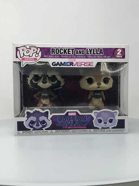 Pop Games Guardians of The Galaxy Rocket and Lylla Funko Figure 23212 ...