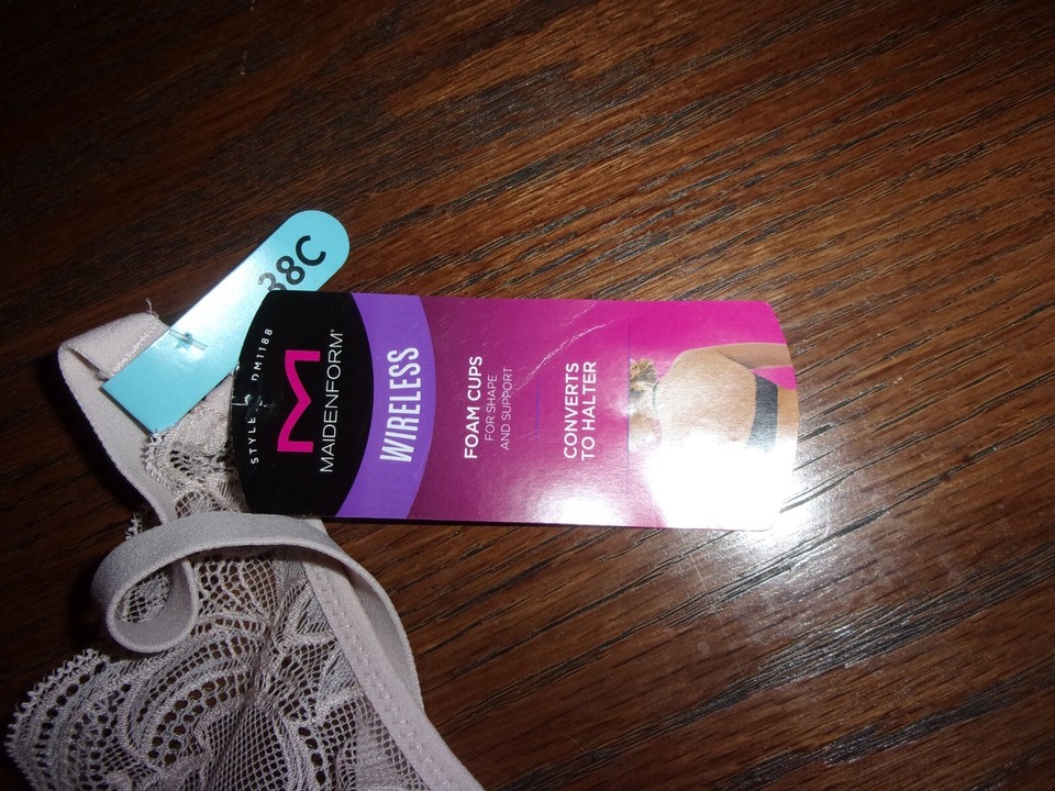 Maidenform Wireless 38C DM1188 Convertible Bra | eBay