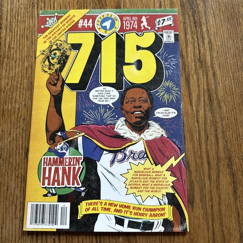 Pop Fly Pop Shop #357 "715" HANK AARON 7" x 10.5" Art Print /455 - Hall ...