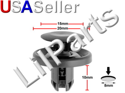 Front Fender Wheel Arch Splashguard Retainer For Subaru 909140068 | eBay