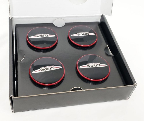 Genuine MINI JCW Floating Centre Hub Caps 36122469710 R56 R55 R57 R54 ...