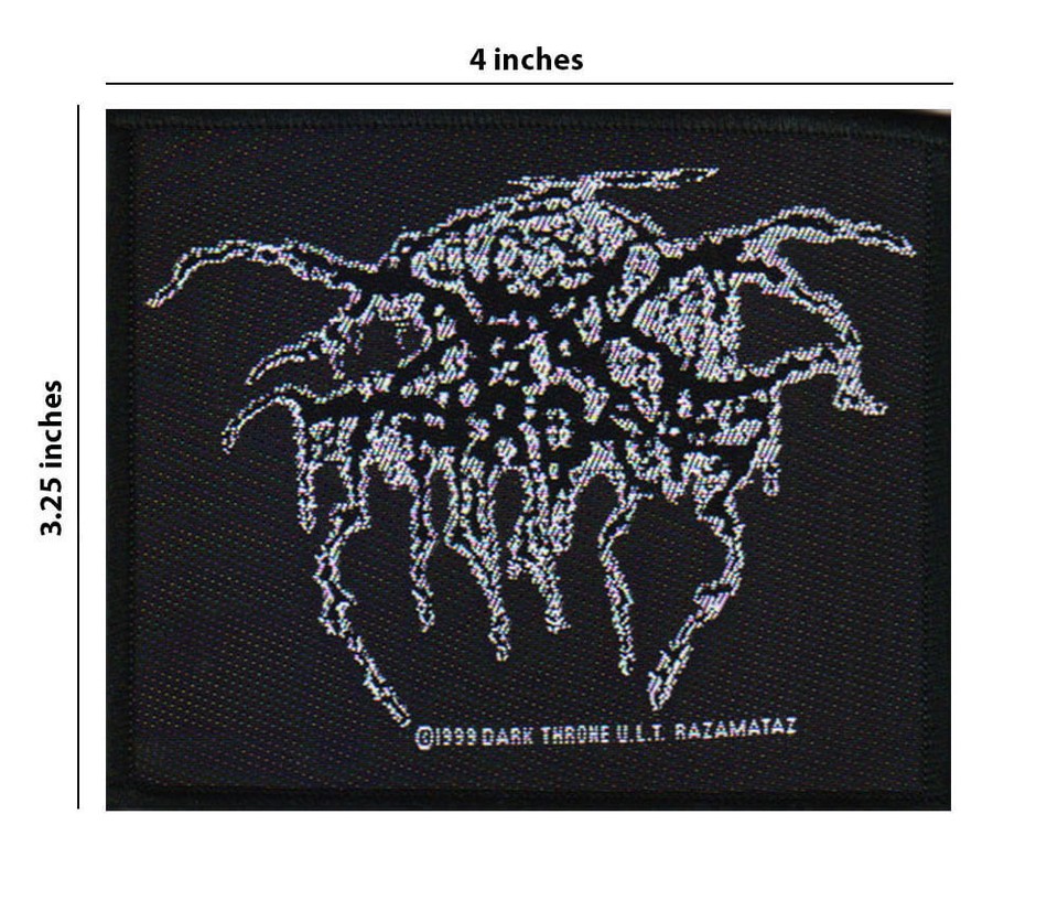 Darkthrone - Lurex Logo Printed Patch 4" x 3.25" | eBay