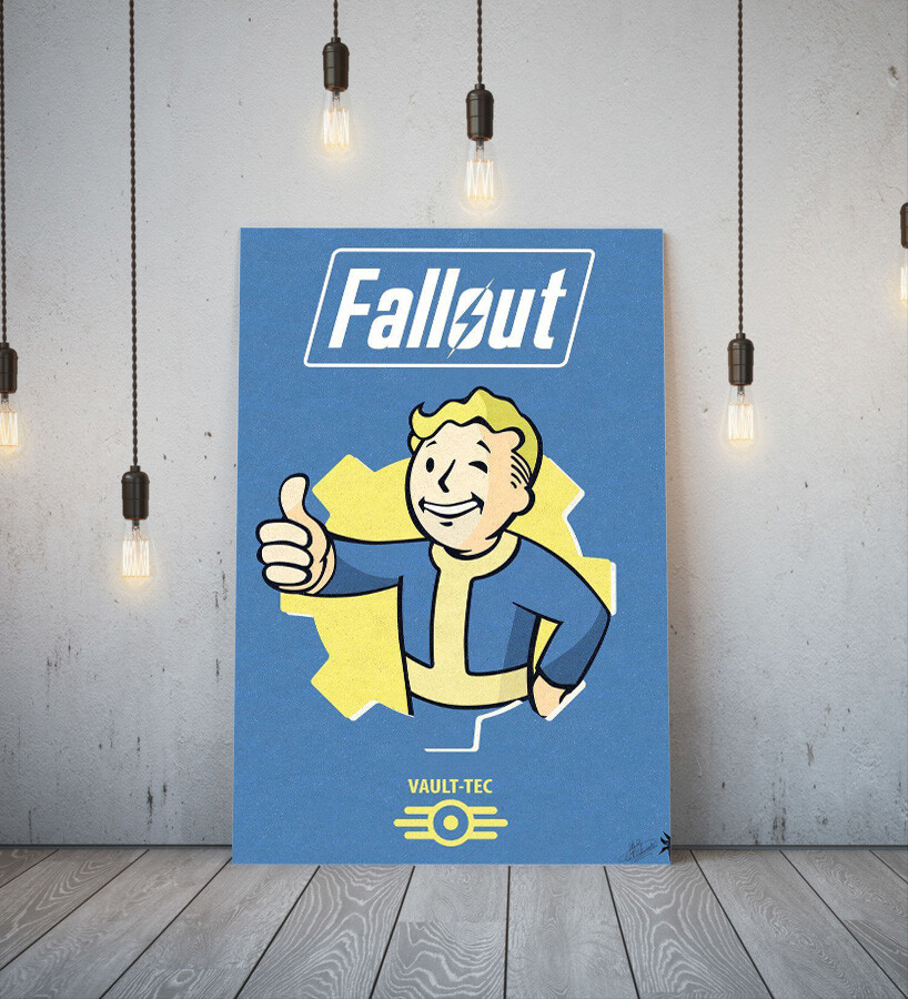 Fallout Vault Boy Wallpaper