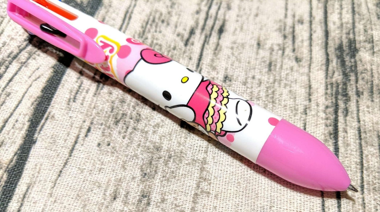 1x Cute Hello Kitty 7in1 Pens Multi-colors Bear Black Purple Green ...
