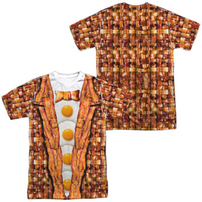 BREAKFAST SUIT COSTUME Licensed Adult Men's Graphic Tee Shirt SM-3XL | eBay