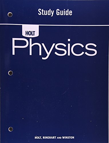 Holt Physics: Study Guide by HOLT (Paperback) 9780030368264| eBay