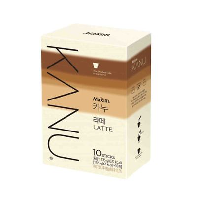 MAXIM KANU Primium coffee mix, Kanu coffee Latte 13.5g*10 Sticks ...