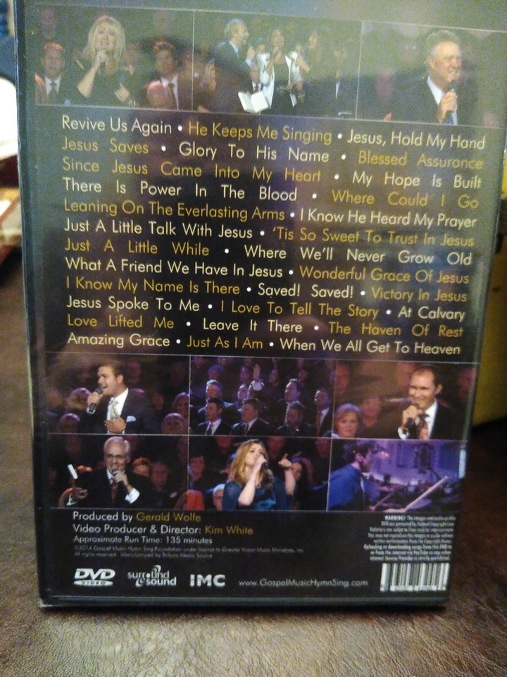 Gospel Music Hymn Sing Hosted by Gerald Wolfe Brand (DVD) - NEW | eBay