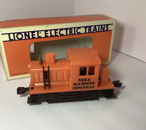 RARE LIONEL O GAUGE 6-18924 ILLINOIS CENTRAL SWITCHER LOCOMOTIVE #8924 ...